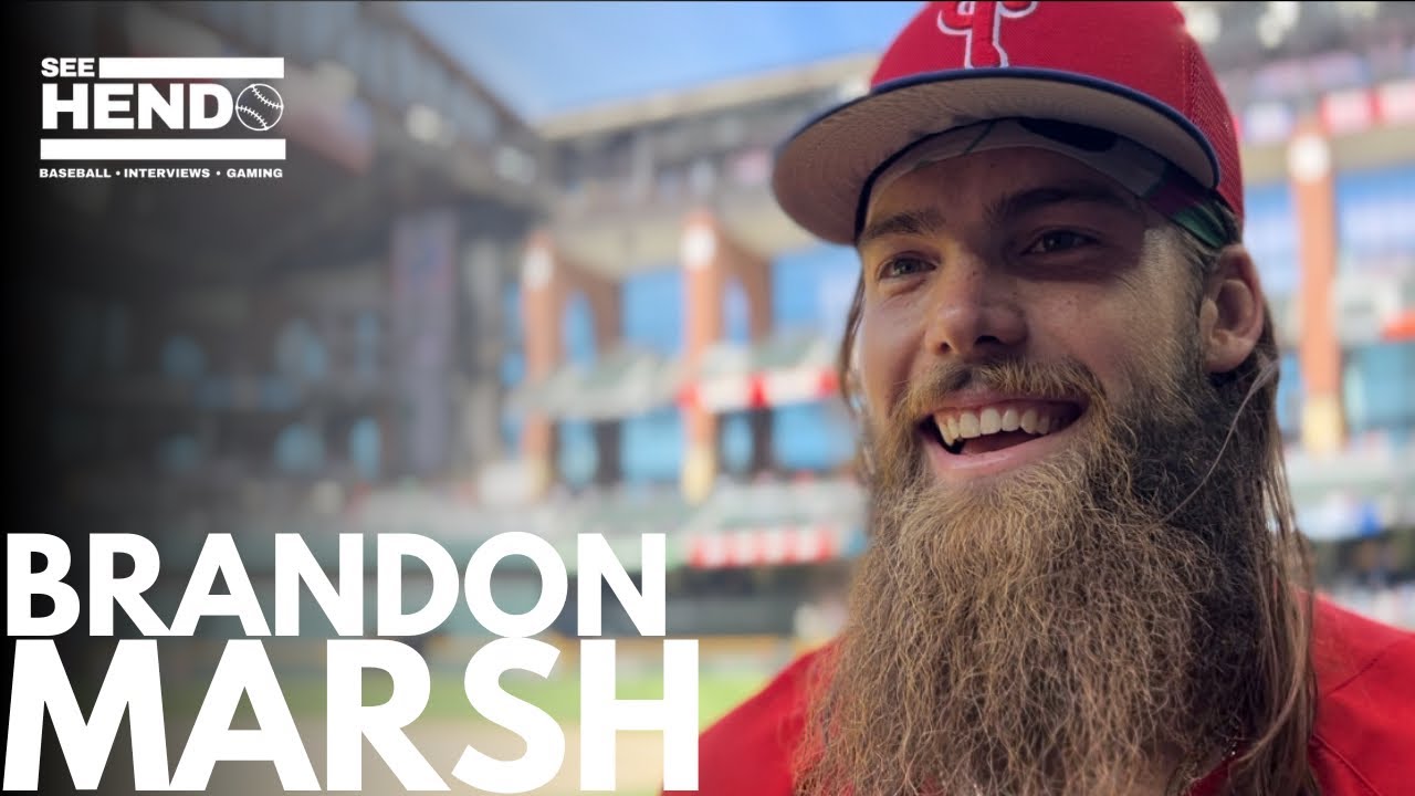 Brandon Marsh Talks Phillies World Series Run, Bryce Harper, builds ...