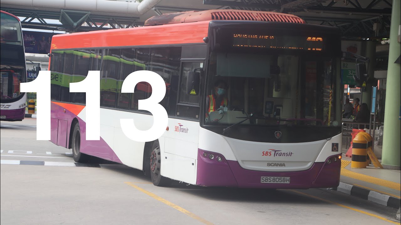 [SBST] SBS8058H on Service 113 - Scania K230UB Euro 4 Batch 1 - YouTube