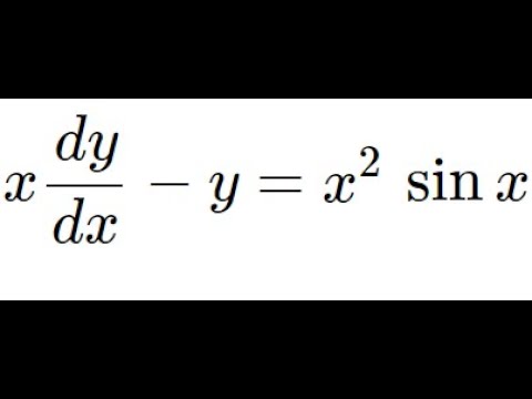 Diff Eqn: Linear Differential Equation example (6/8) - YouTube