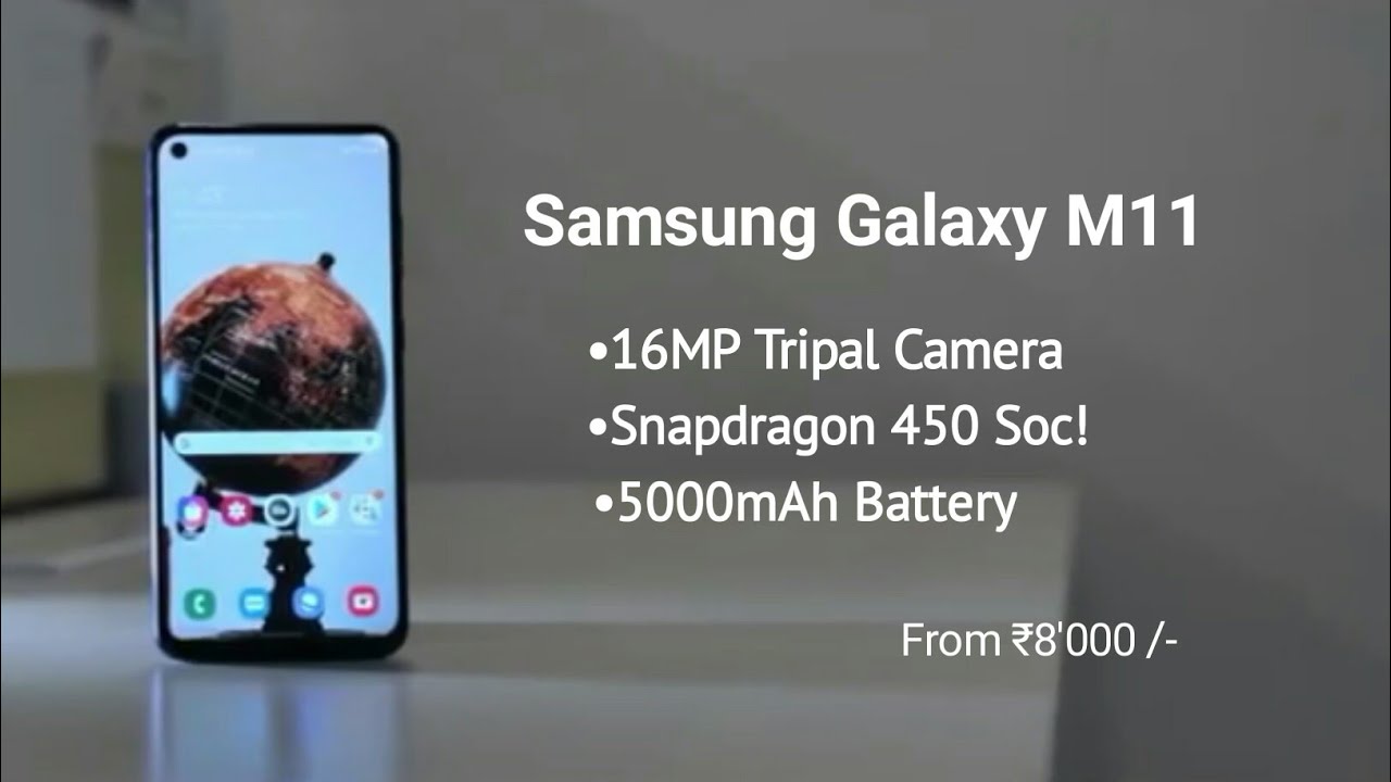 Samsung Galaxy M11 - 16MP Tripal Camera, SD 450 Soc! | 5000mAh Battery ...