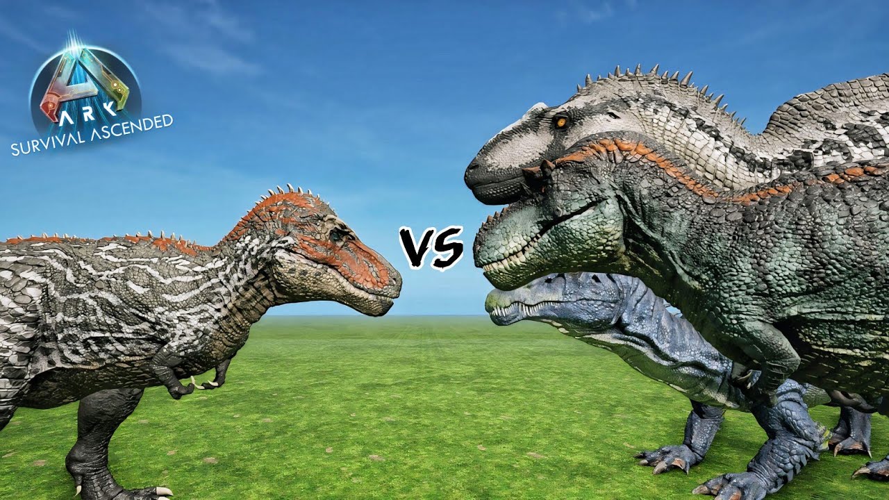 TARBOSAURUS VS ARK ASCENDED & PALEO DINOSAURS | ARK: SURVIVAL ASCENDED ...