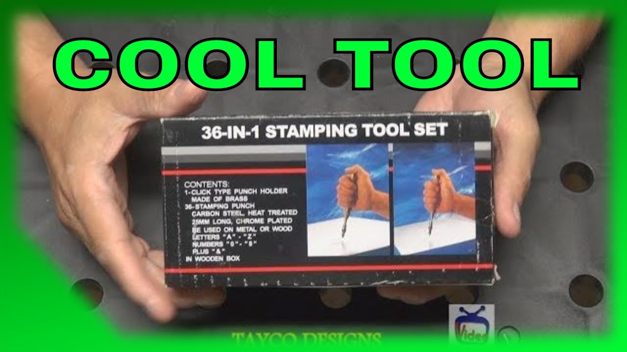 How To Sign Your Woodworking Projects With This 36 in 1 Stamping Tool ...