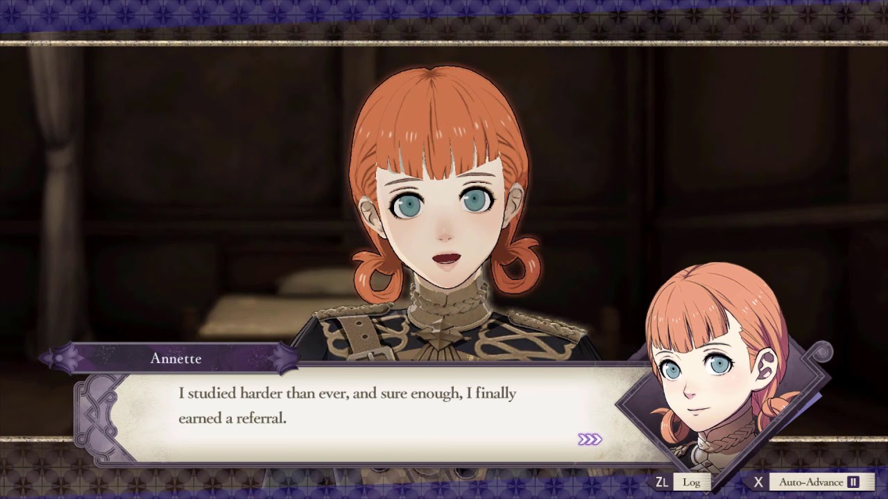 [FE: Three Houses] Byleth & Annette Support B - YouTube
