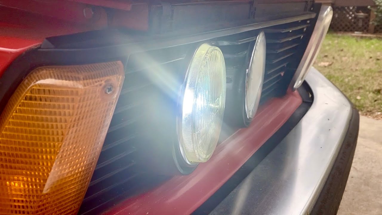 Hella H4 LED Headlight Conversion 1982 BMW E21 320i - YouTube
