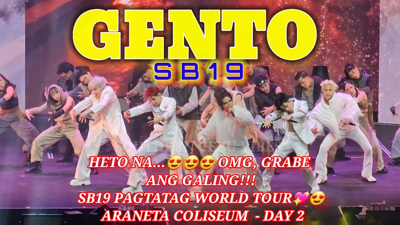 GENTO🪙 - SB19😍😍 💖 DAY 2 PAGTATAG WORLD TOUR CONCERT #SB19 #concert # ...