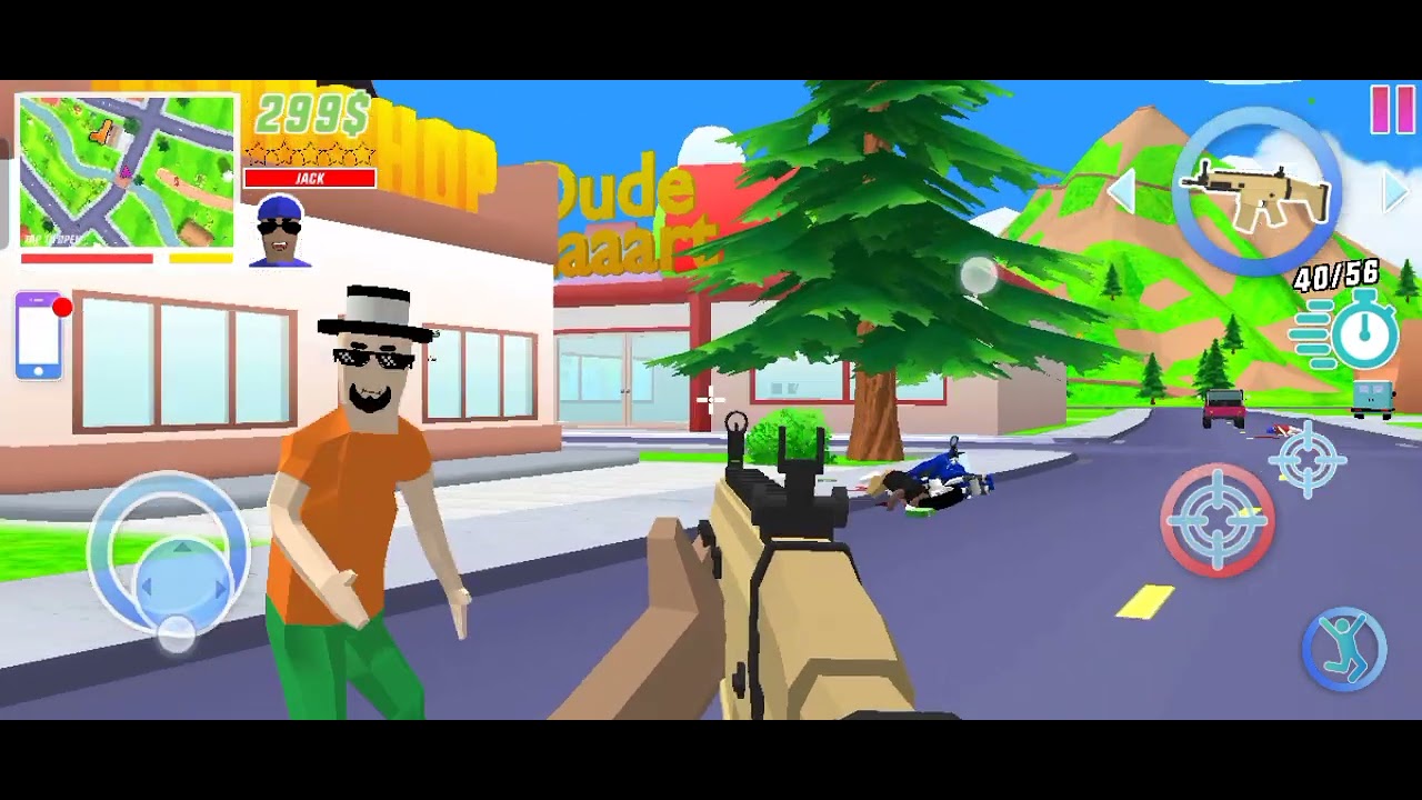 jugando DUDE THE WARS PARTE1 - YouTube
