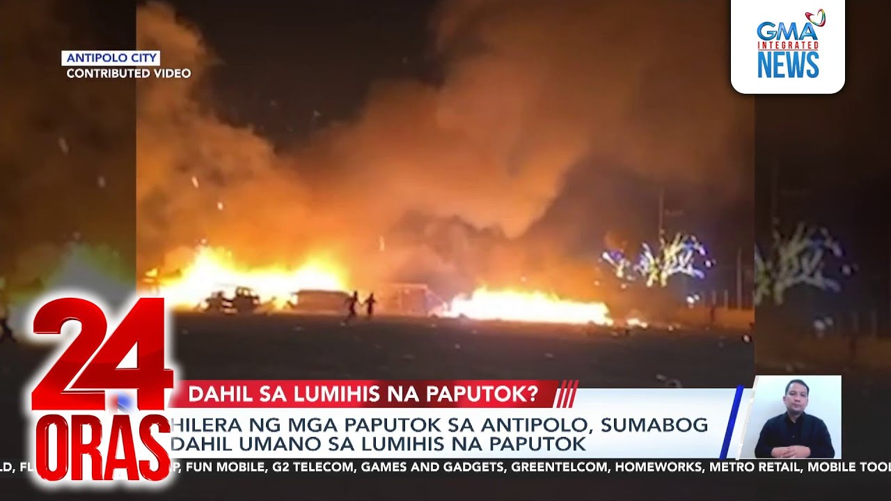Hilera ng mga paputok sa Antipolo, sumabog dahil umano sa lumihis na ...