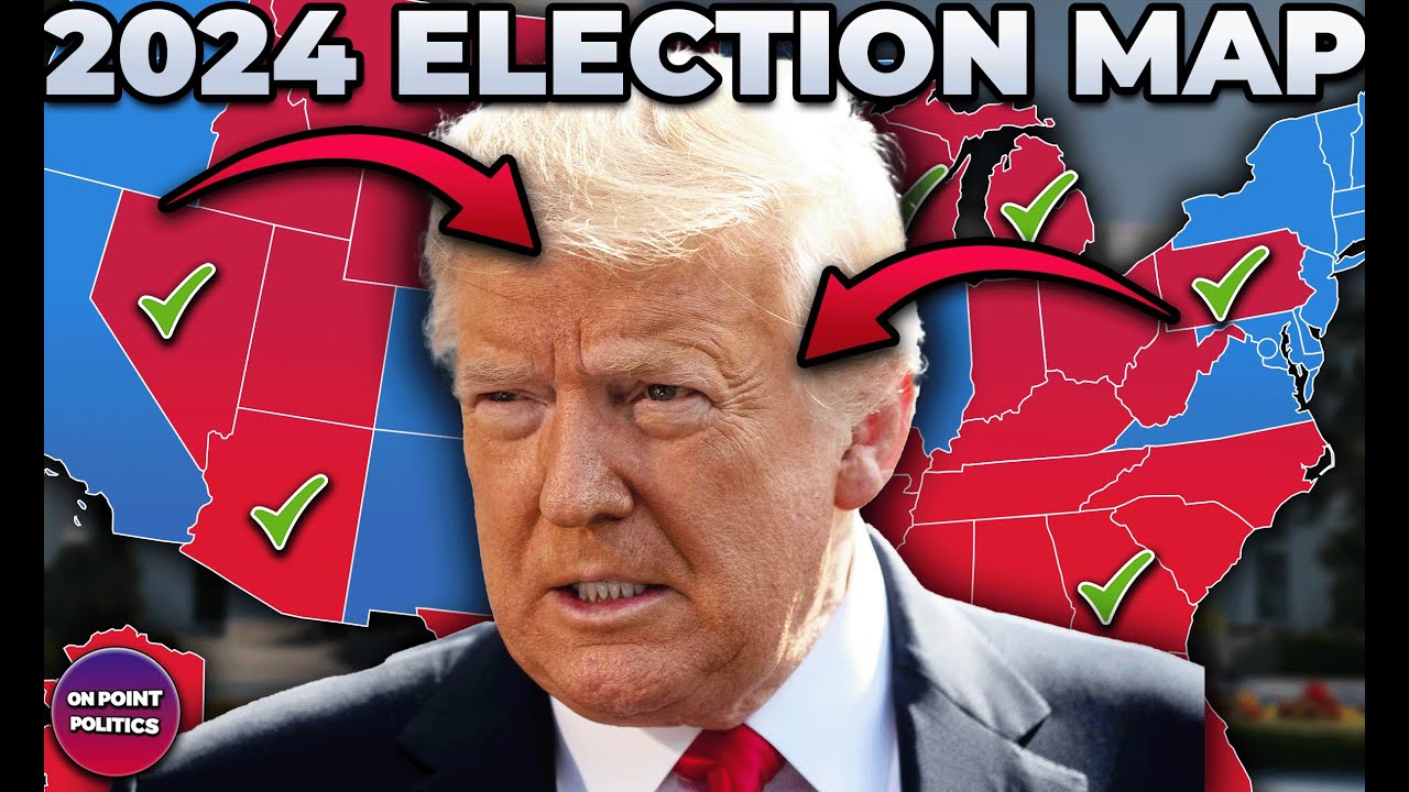 MY NEW 2024 ELECTION PREDICTION - TRUMP V. BIDEN V. RFK JR. - (2024 MAP ...