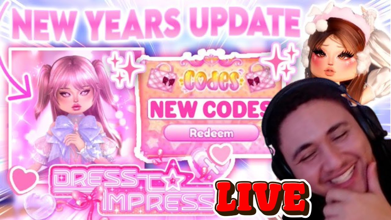 🔴 LIVE - PLAY DRESS TO IMPRESS WITH ME Roblox - DTI Valentines Update ...