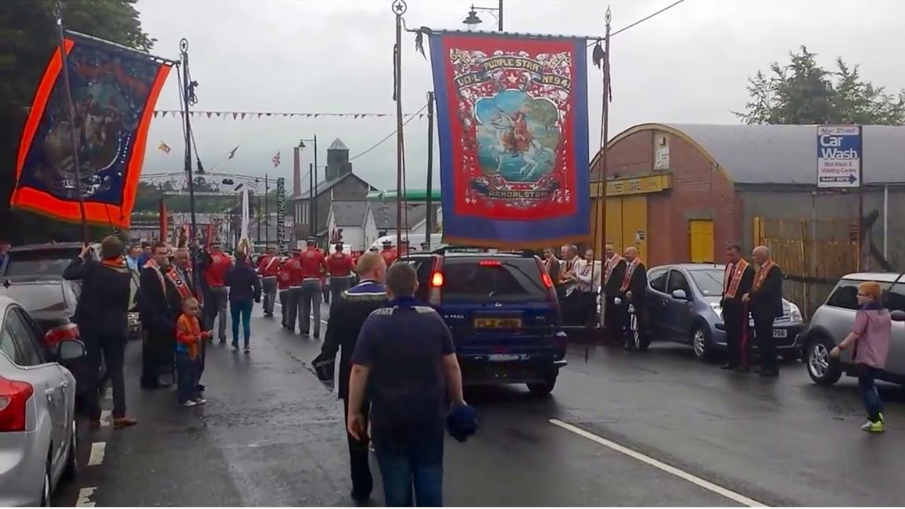 RSOU in Randalstown on return from Larne 12th July 2014 - YouTube