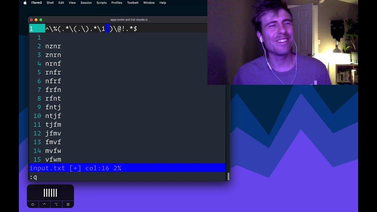 Problem Solving with Vim - 6 (Regular expression, scriptin arg) - YouTube