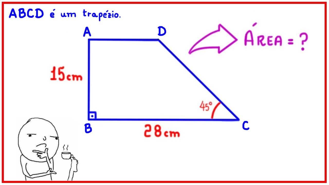 Área De Um TrapÉzio Youtube