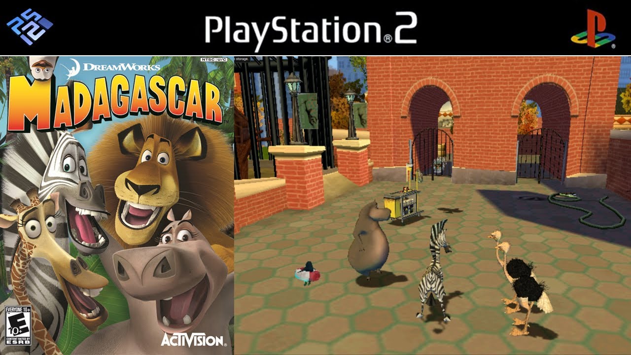 Madagascar PS2 - Gameplay on pcsx2-v1.7 [No Commentary] - YouTube