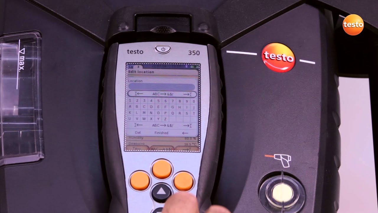 testo 350 Gas Analyser - Step 5 - How to Create New Customer - YouTube