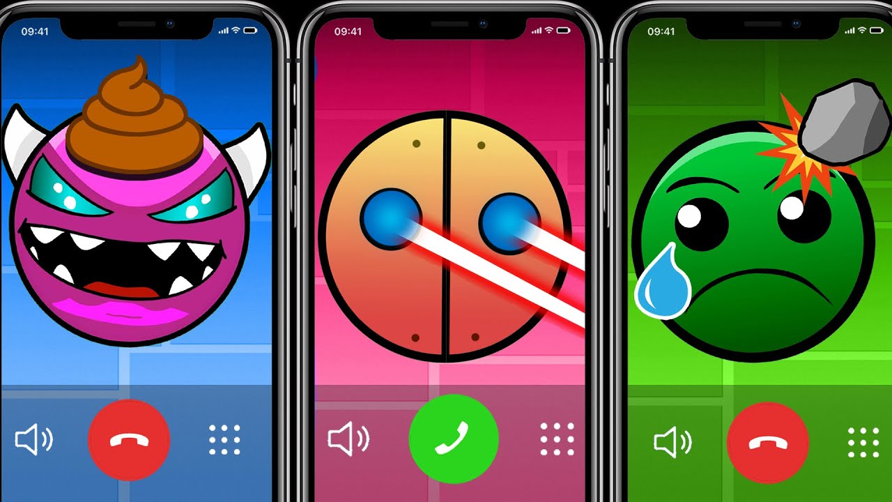 All Funny Calls Geometry Dash Meme - YouTube
