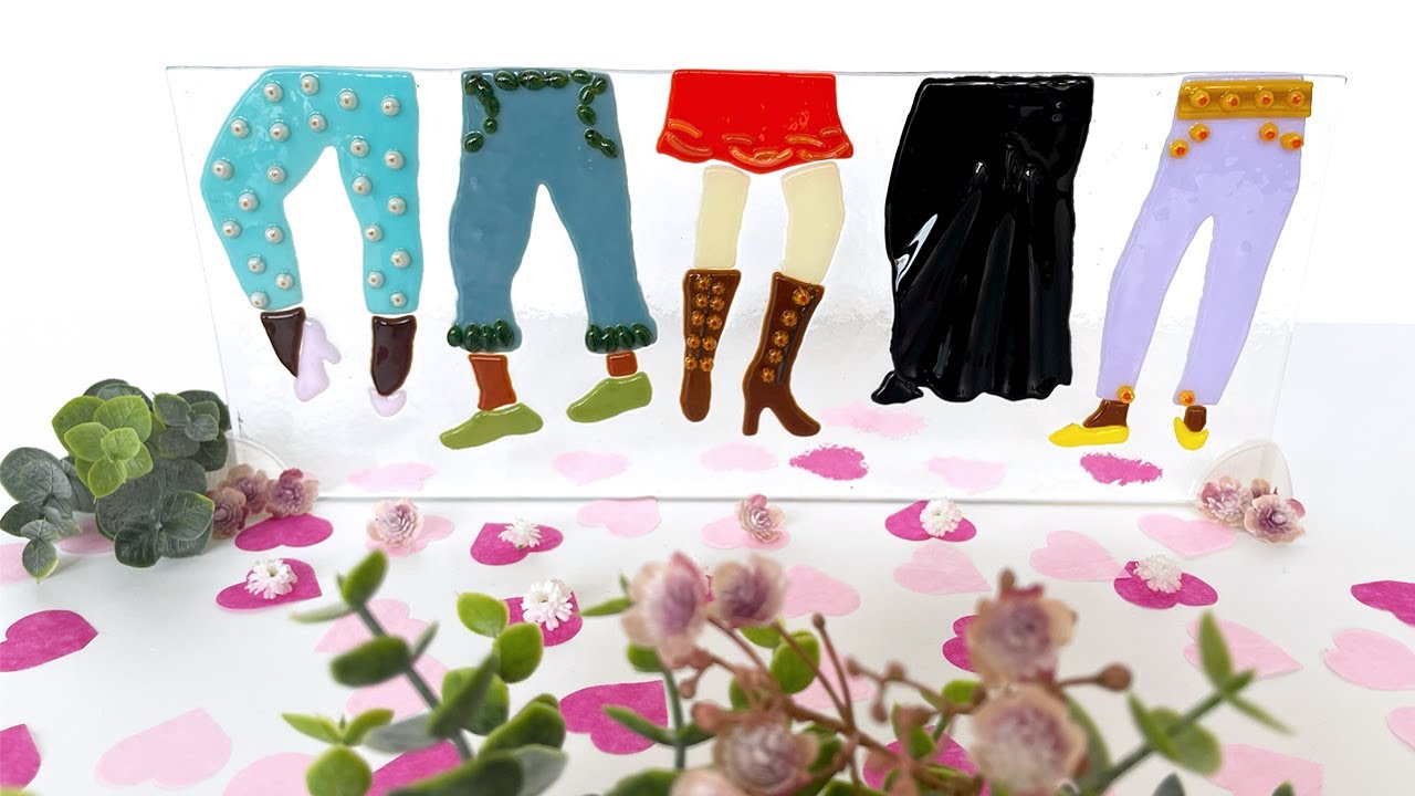 Fused Glass Celebrating Women - YouTube