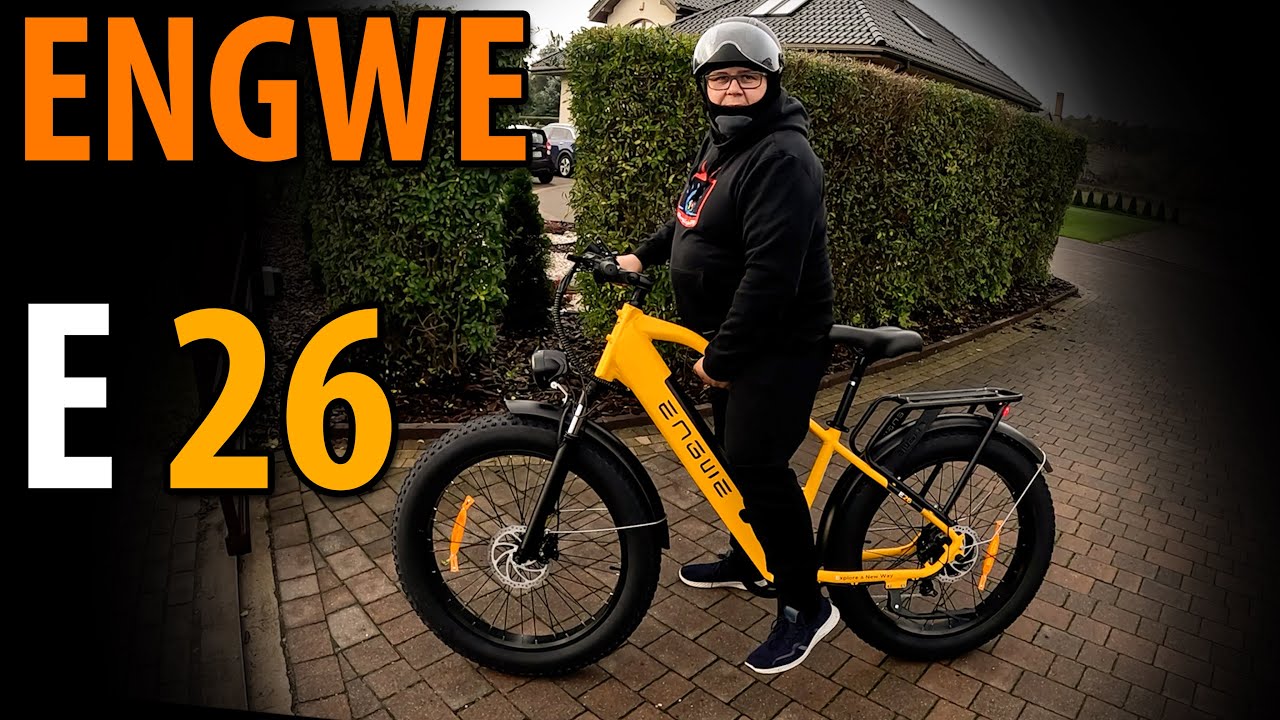 Rower miejski na GRUUUUUbych kołach! Cena adekwatna do jakości! Engwe E26 - YouTube