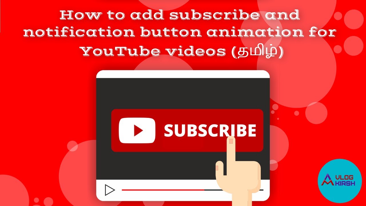 How to add subscribe and notification button animation for YouTube ...