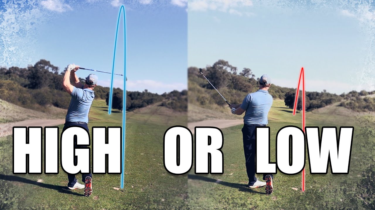 How To Hit High Or Low Golf Shots - YouTube