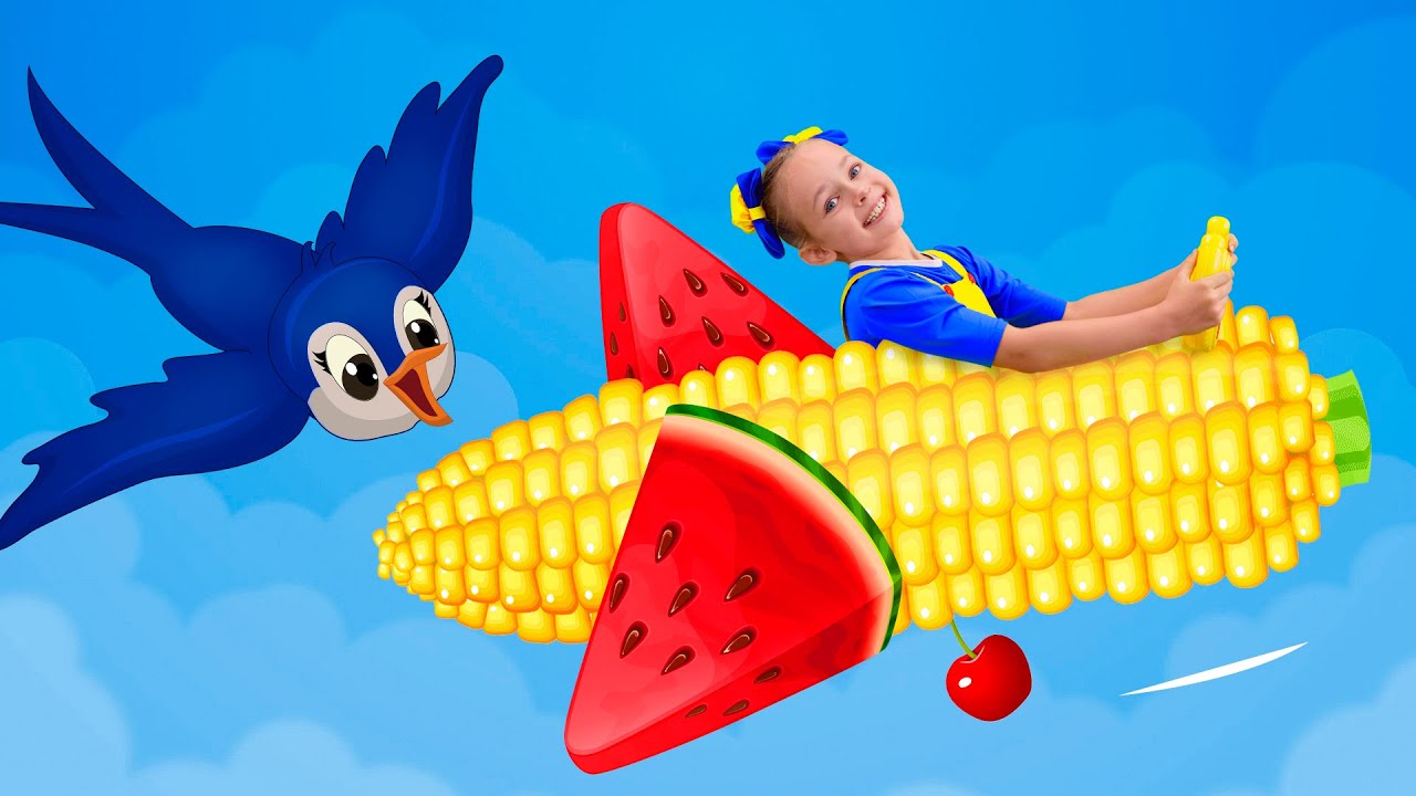 Fruit & Vegetable Cars | Kids Songs And Nursery Rhymes | Maya Mary Mia ...