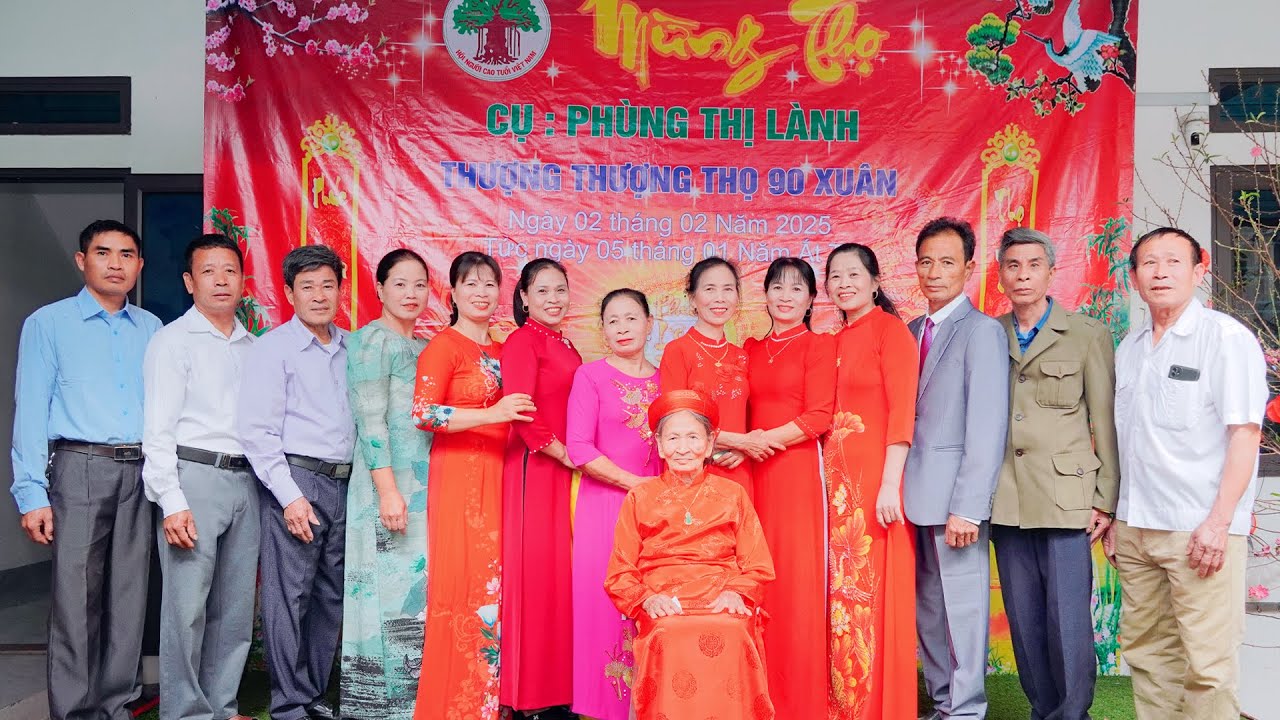 Lễ Mừng Thượng Thượng Thọ Cụ Bà Phùng Thị Lành 90 Xuân Phú Đông Ngày 5 ...