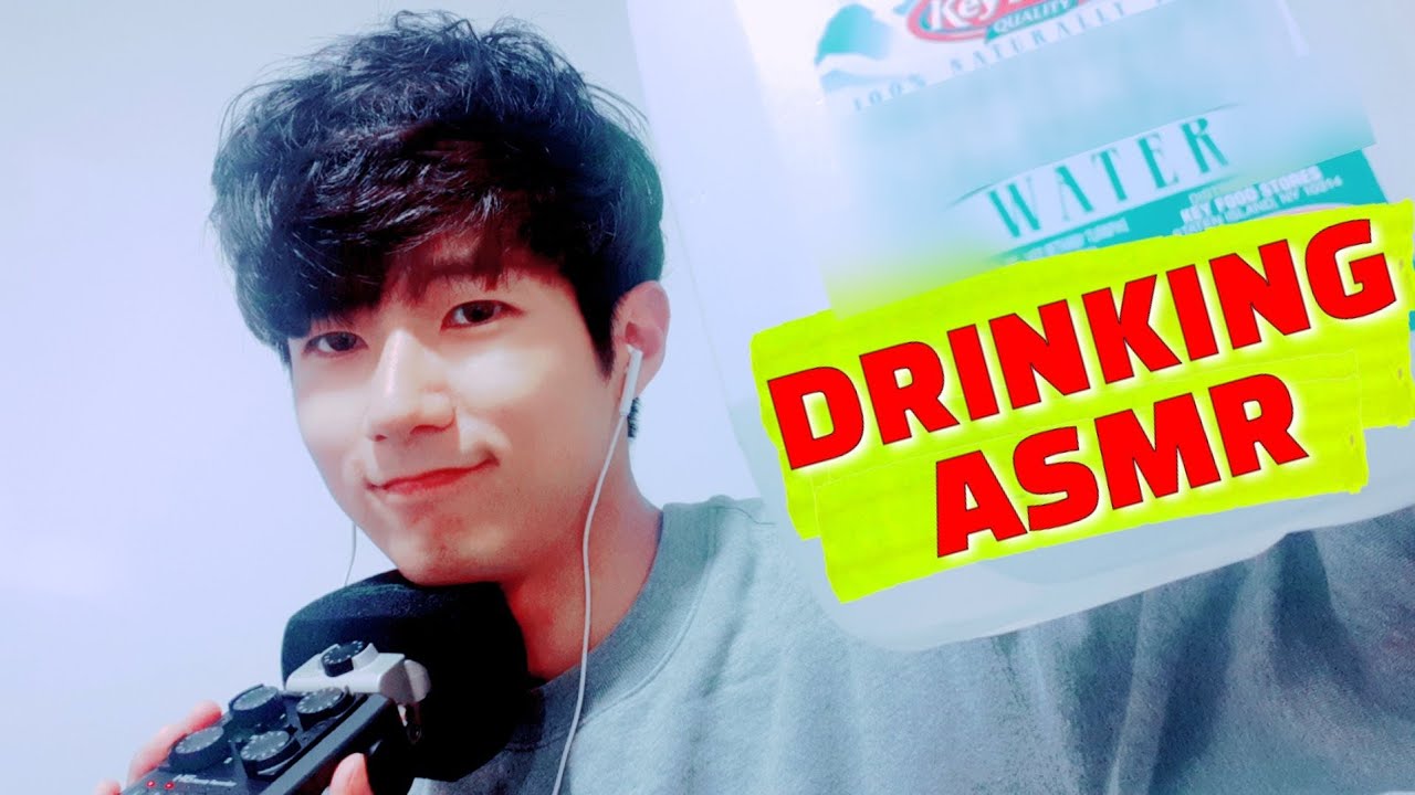 Asmr Drinking Water Noise Very Loud 💧l Gulping Sound L Drinking Asmr