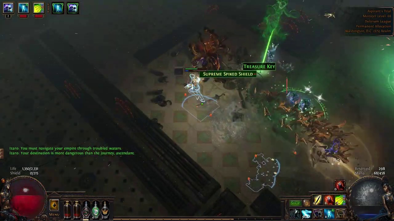 Path of Exile Merciless Labyrinth Boss Fight (Level 60 Saboteur ...
