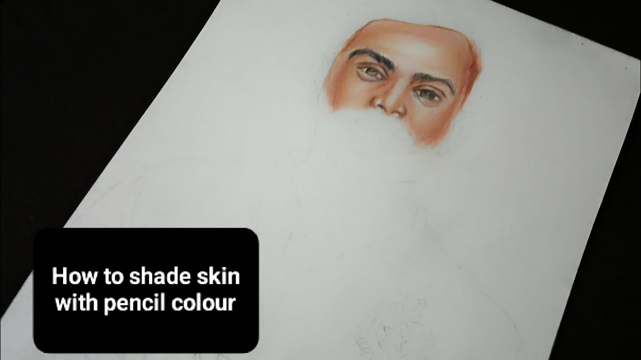 How to shade skin |Pencil colour | Virat Kohli | Draw with me - YouTube