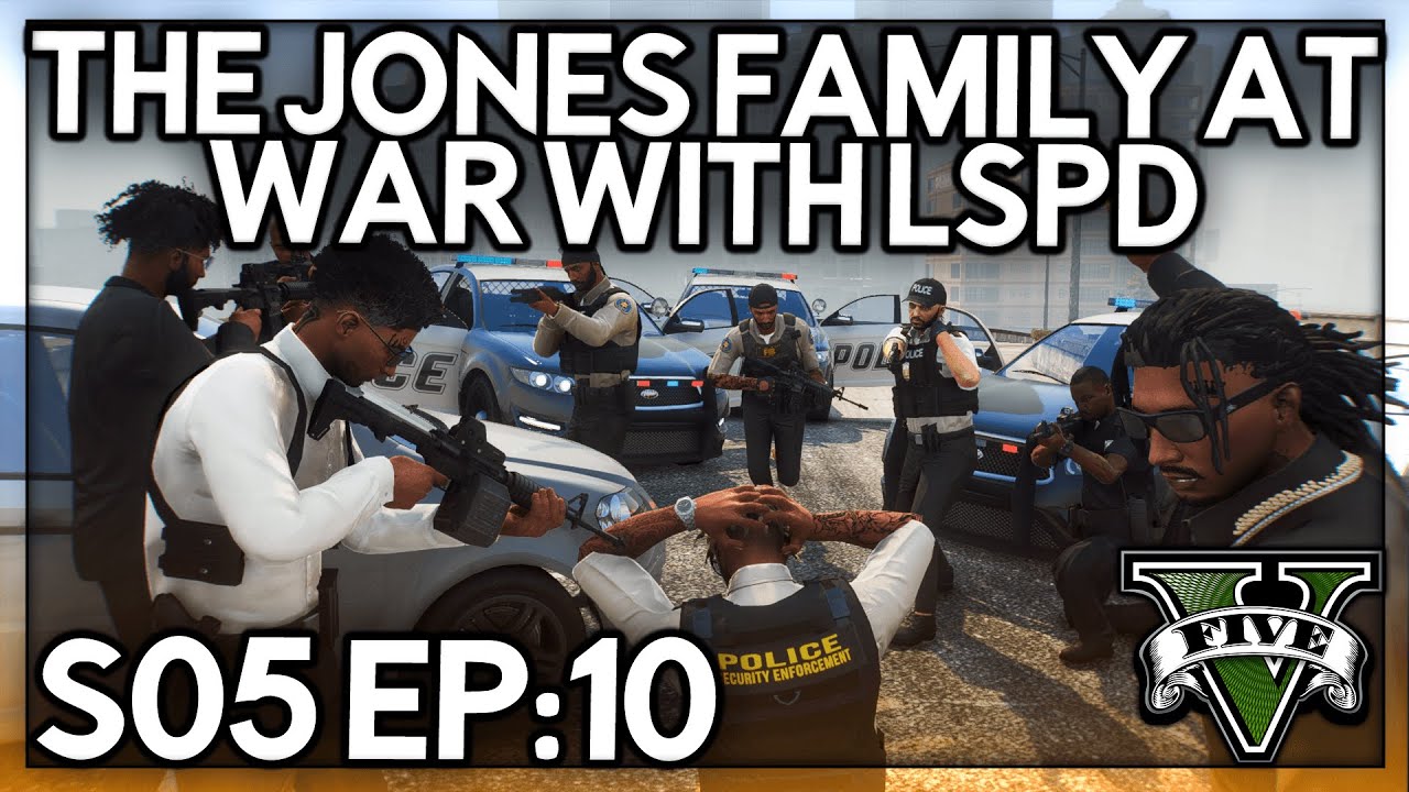 Episode 10: The Jones Family At War With LSPD! | GTA RP | Grizzley ...