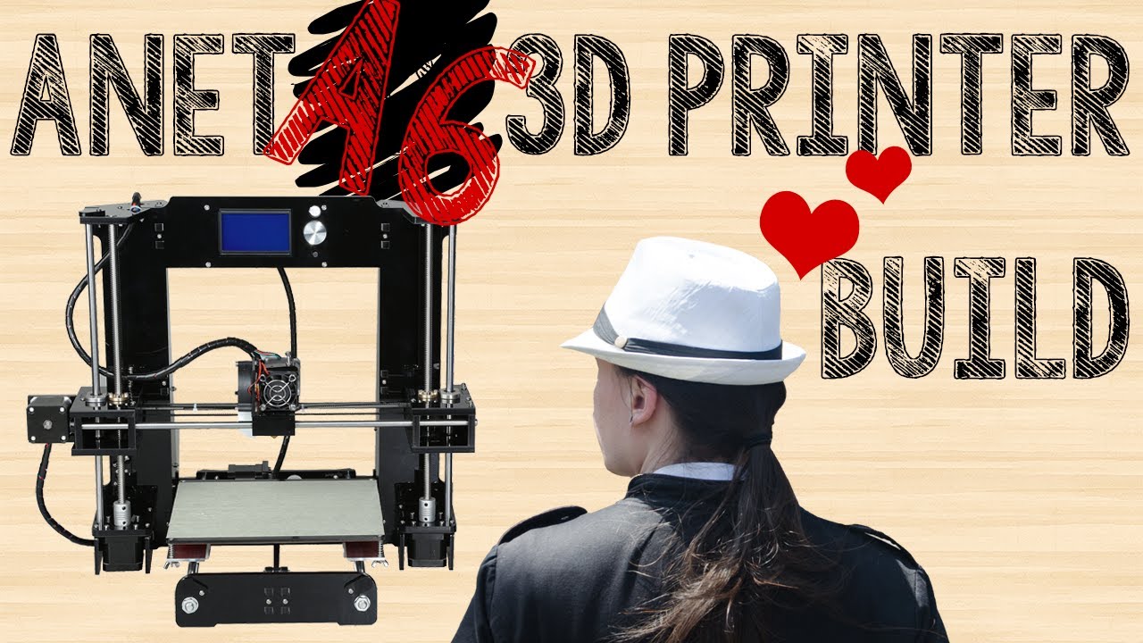 Anet A6 3d Printer Build and Review - YouTube