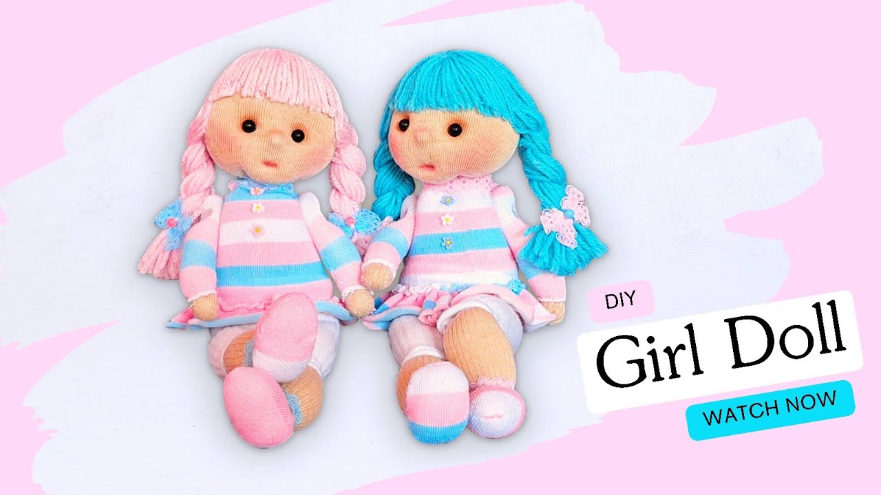 DIY Sock Doll Tutorial 🧦👧💖 | Easy & Adorable Upcycled Craft! 🎁 - YouTube