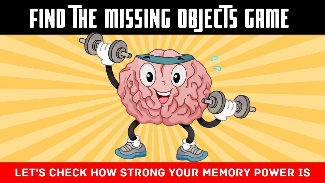 Find the Missing Objects Game | Photo Puzzles | Visual Memory Test ...