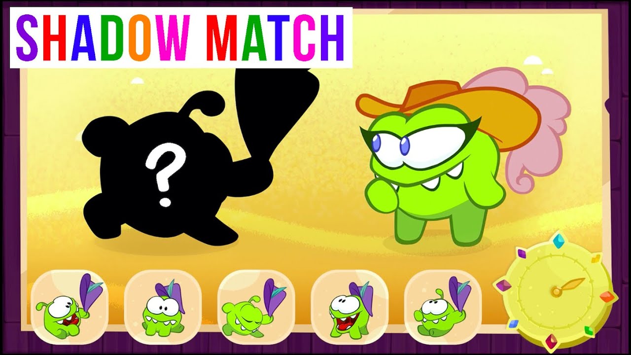 Shadow Match - Om Nom Stories: Sand Castle - YouTube