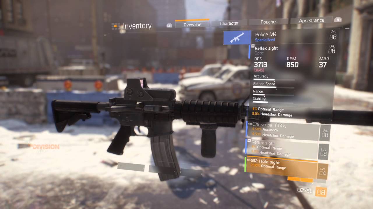 Tom Clancy's The Division™ Beta User Interface - YouTube