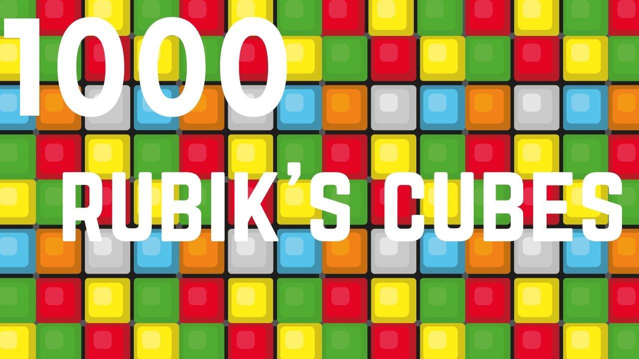 Unboxing 1,000 Rubik's Cubes - YouTube