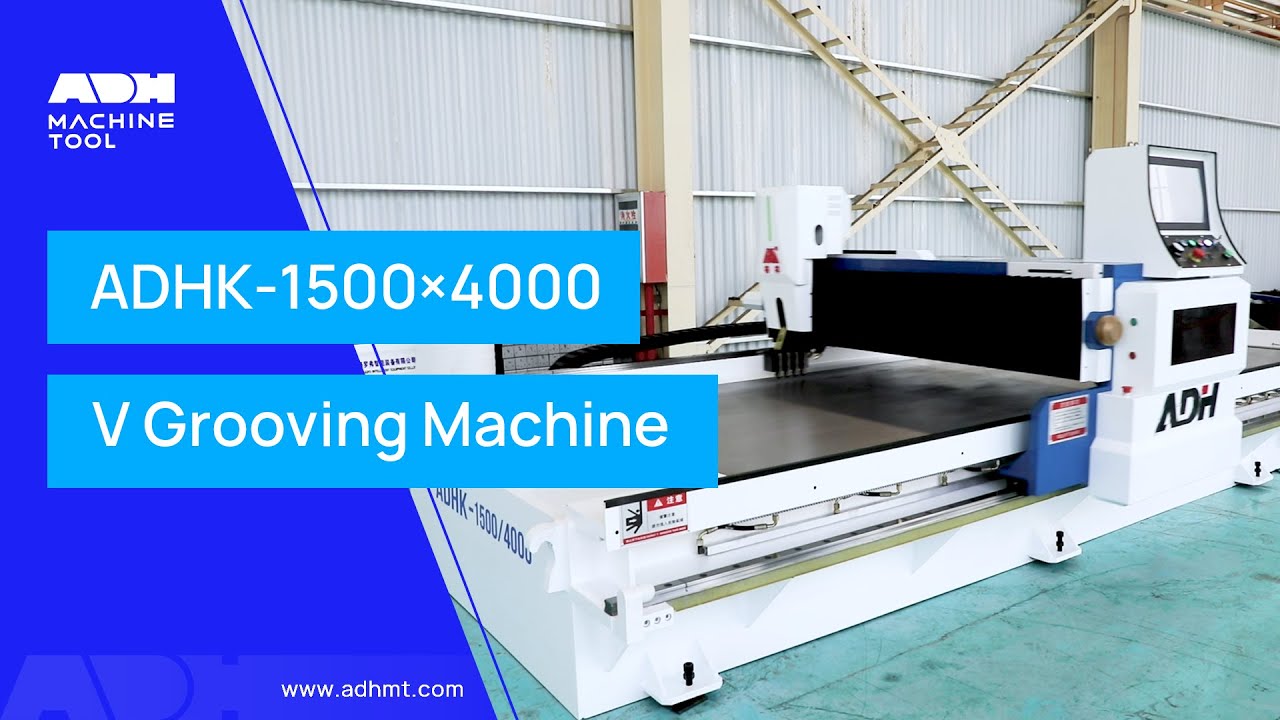 ADHK 1500×4000 V Grooving Machine For Stainless Steel Grooving - YouTube