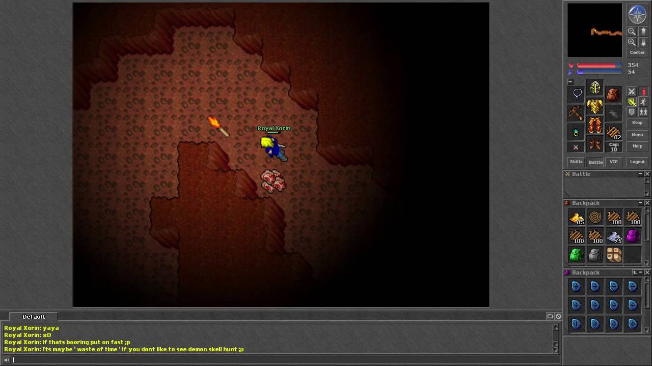 Tibia [7.2] 31 RP hunts in Hellgate - YouTube