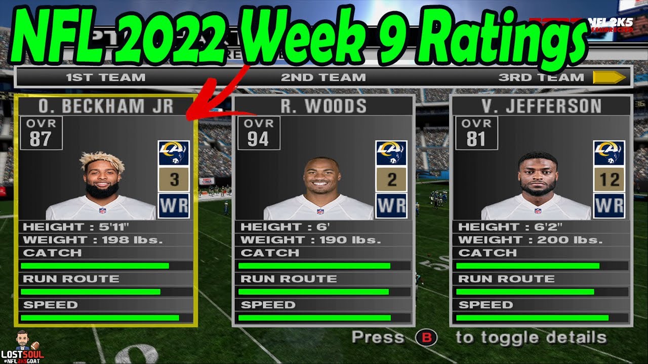 NFL 2022 Week 9 Ratings are Available now - YouTube