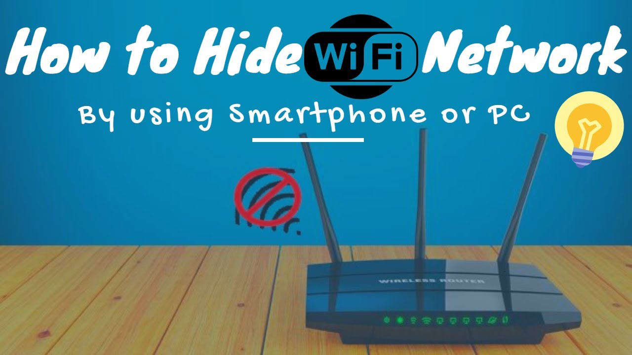 How to Hide Wifi Network name / SSID easily | Make your Wifi protected ...