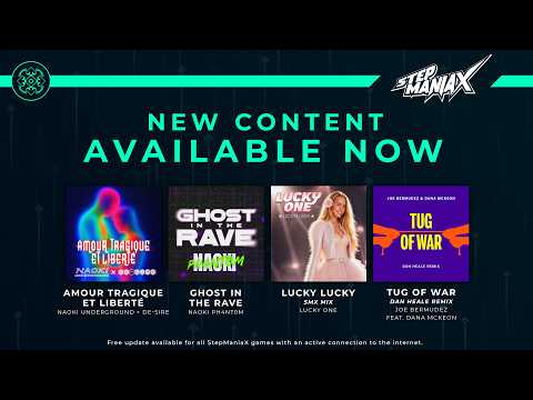 StepManiaX Content Update #78 - 4 New Songs!