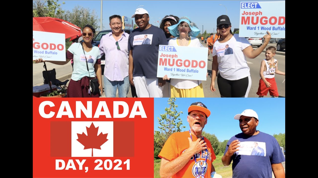 Celebrating Canada Day with Joseph Mugodo - Fort McMurray - YouTube