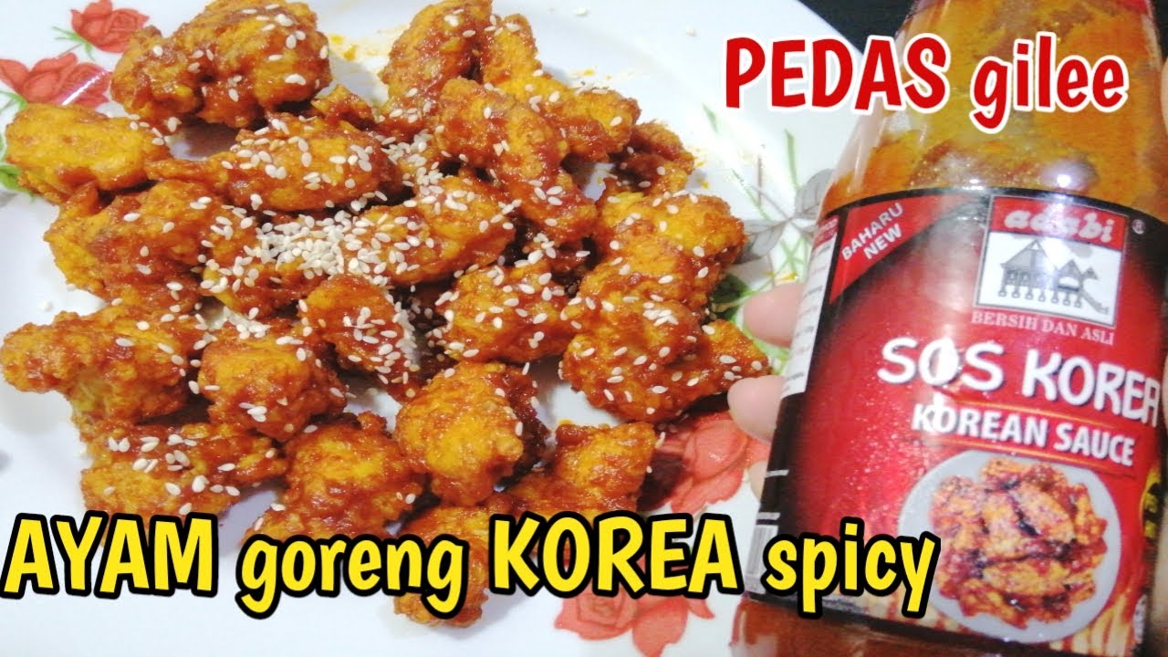 AYAM GORENG KOREA SPICY - YouTube