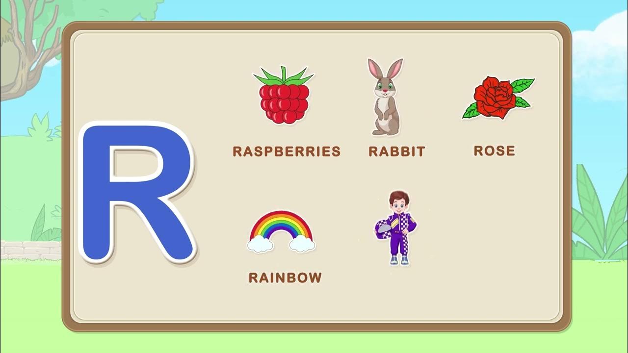 ABC for Toddlers _ Tracing & Pronouncing the Letter R - YouTube