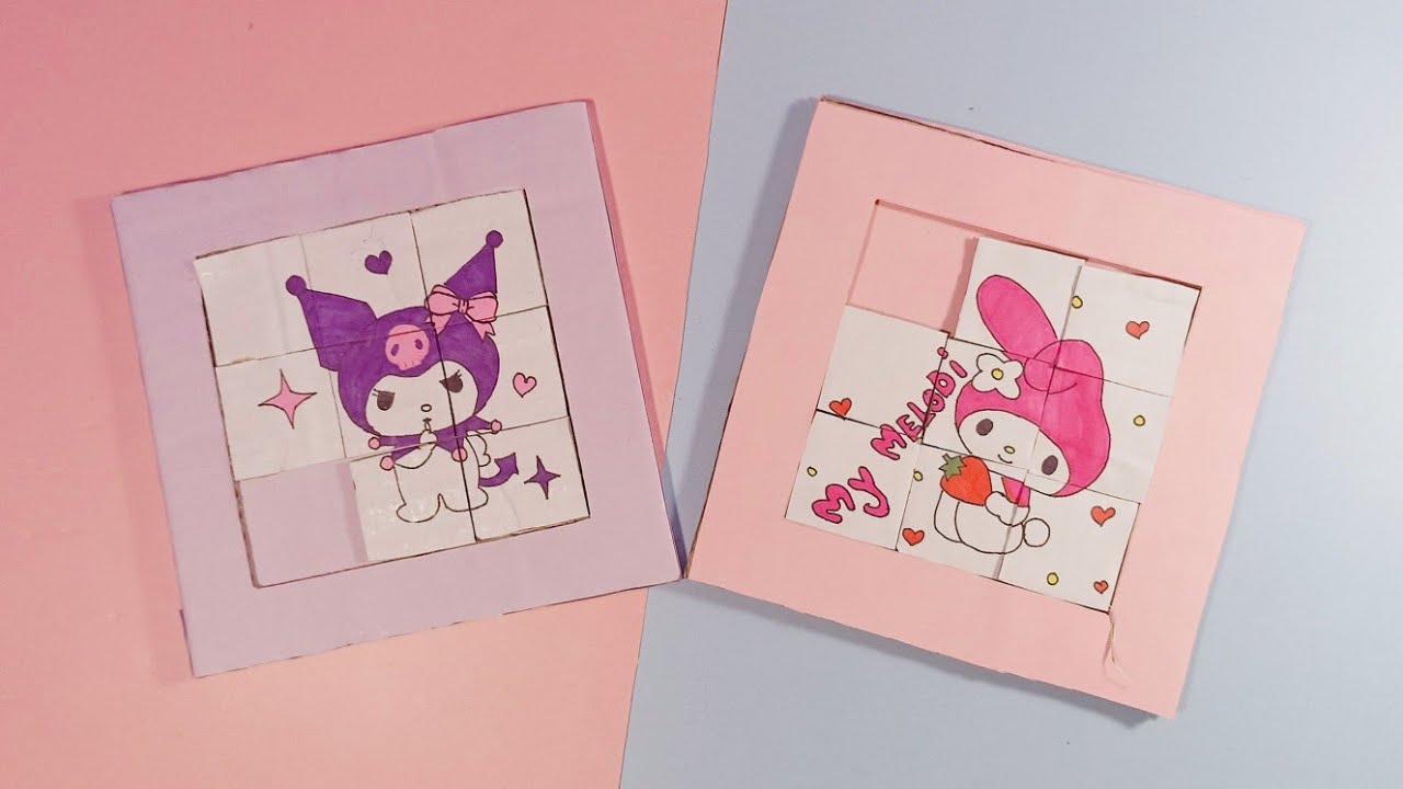 How To Make Paper Puzzle / Diy Game Toys/ Easy To Make - YouTube