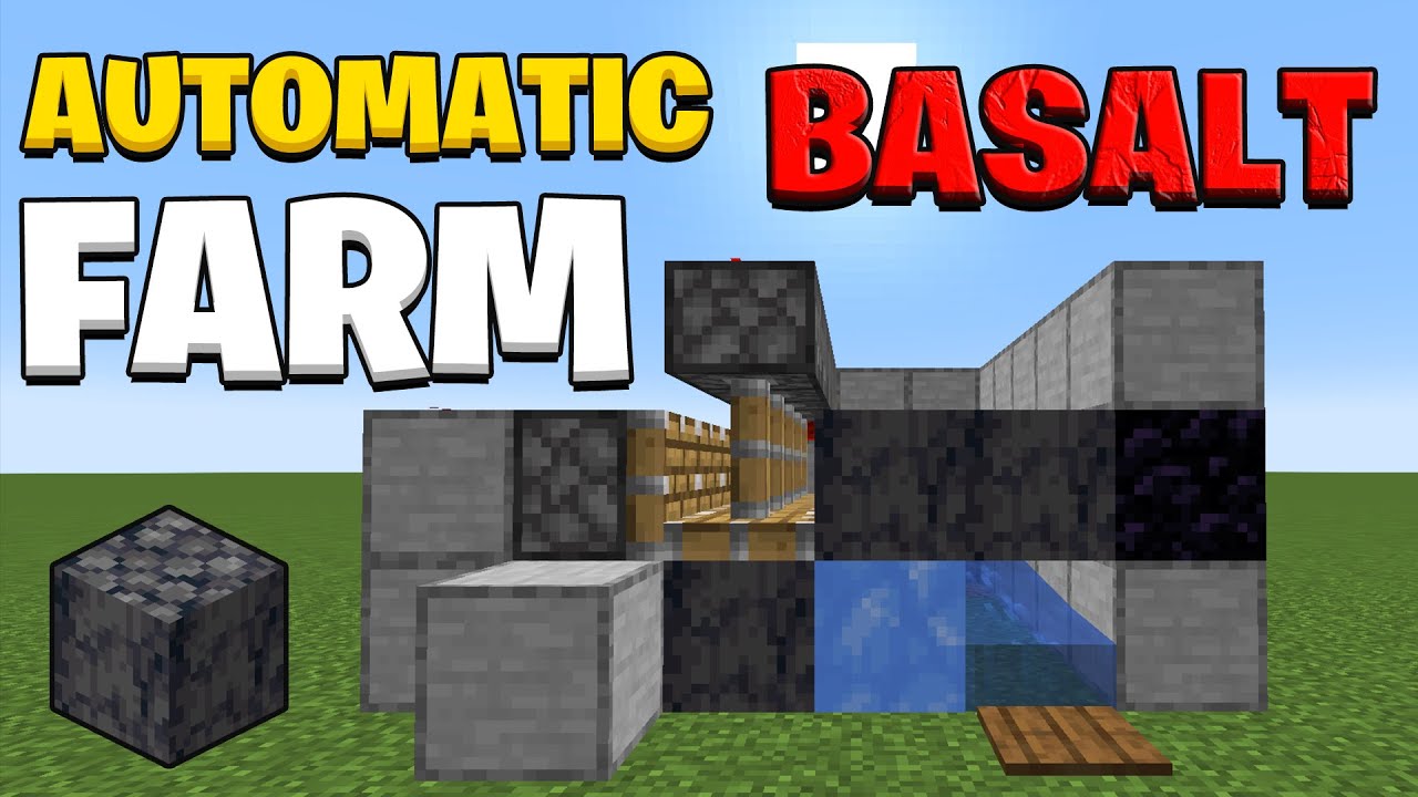 Automatic Basalt Farm for Minecraft 1.21 - YouTube