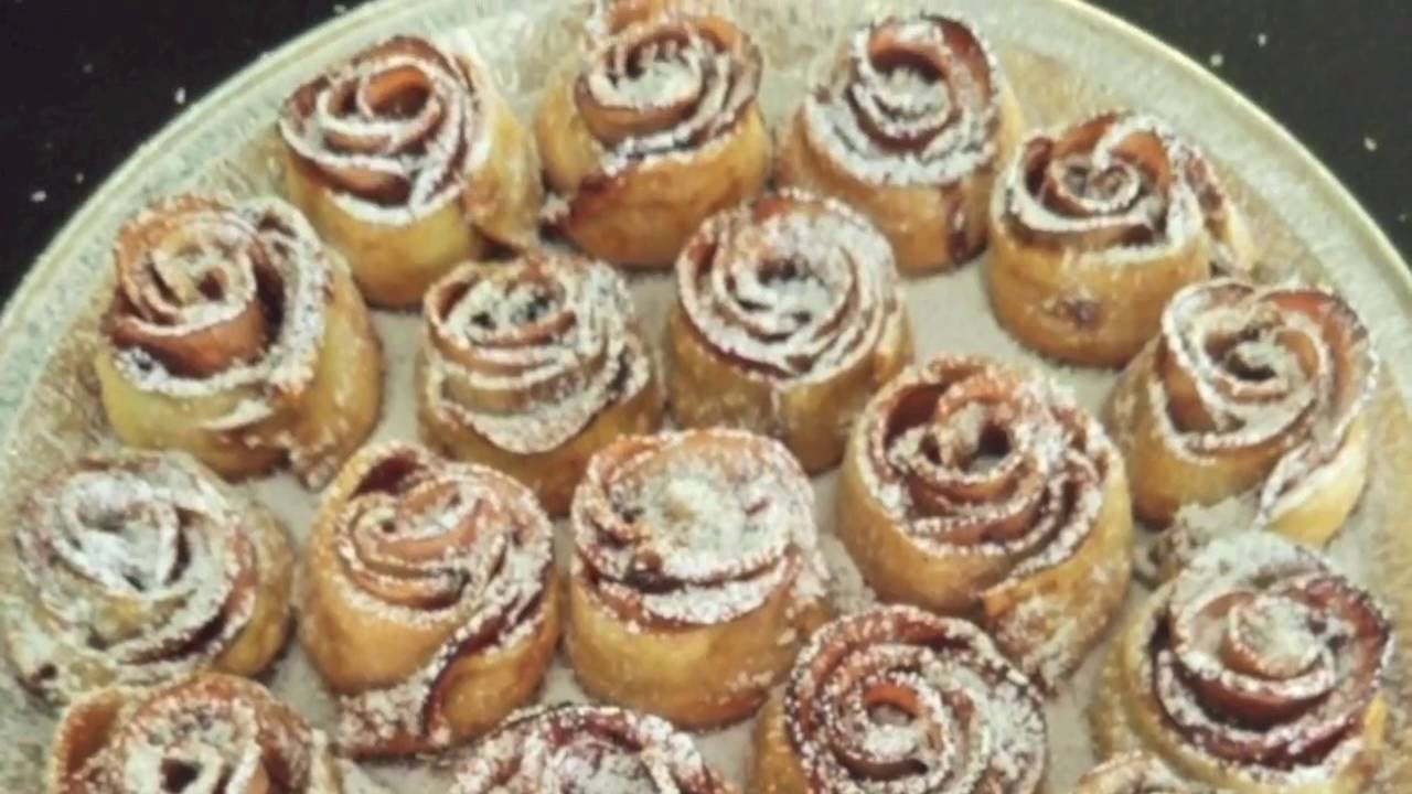 Apple Roses (Apple Rosettes) CREATIVE PASTRY IDEAS - YouTube