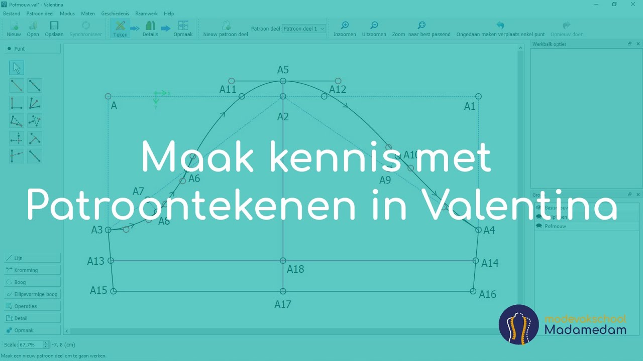 Maak kennis met Patroontekenen in Valentina - YouTube