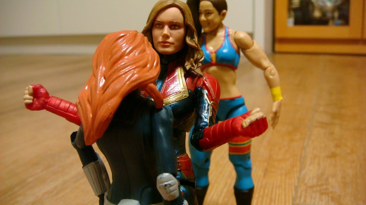 Captain marvel's fight challenge - YouTube