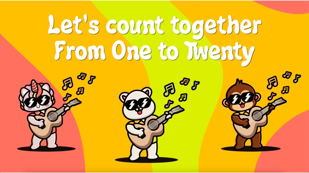 Number song 1-20 for children | Counting numbers | Nursery Rhymes and ...
