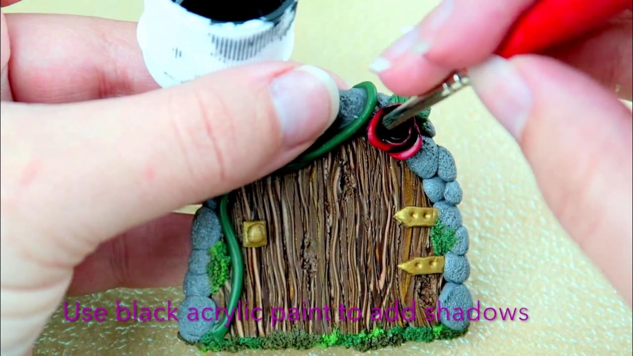 Clay Fairy Door Tutorial - YouTube